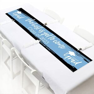 Big Dot of Happiness Light Blue Grad - Best is Yet to Come - Light Blue 2023 Graduation Party Decorations Party Banner