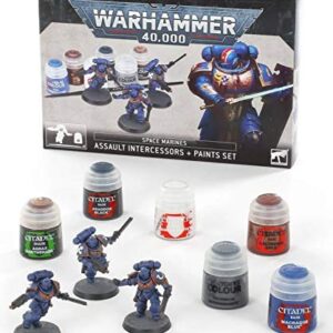 Games Workshop Warhammer 40,000 Space Marines Assault Intercessors Paints Set