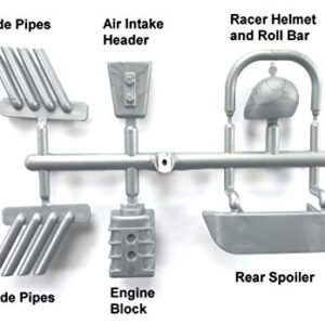 Pintwood Pro Basic Derby Car Kit with Official Wheels, Official axles and pre-Cut pre-drilled Wedge Block