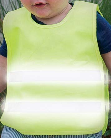 KidCo S850 Adjustable Reflective Baby Safety Vest (Yellow)