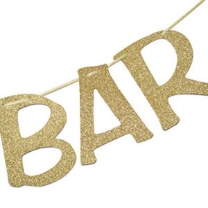 Mimosa Bar Sign Banner Gold Glitter Decorations for Bridal Shower Champagne Brunch Baby Shower Wedding Engagement Birthday Party Graduation Fiesta