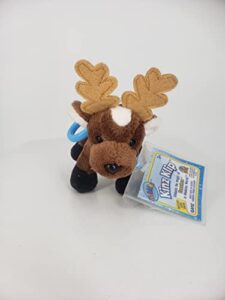 webkinz virtual pet plush – kinz klip – reindeer (4.5 inch) -new unused code tag ^g#fbhre-h4 8rdsf-tg1379730