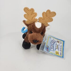 Webkinz Virtual Pet Plush - Kinz Klip - REINDEER (4.5 inch) -New Unused Code Tag ^G#fbhre-h4 8rdsf-tg1379730