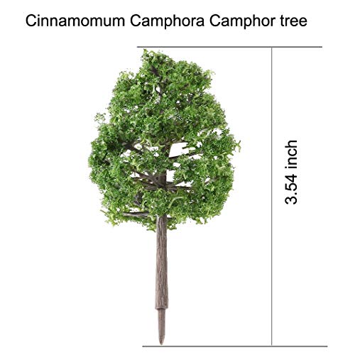 AnyBack Model Trees, Miniature Trees, Rainforest Trees, Diorama Models Trees, Architecture Trees, Model Landscape Railroad Railways Train Scenery Scale Trees with No Stands 12 Set