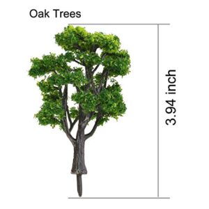 AnyBack Model Trees, Miniature Trees, Rainforest Trees, Diorama Models Trees, Architecture Trees, Model Landscape Railroad Railways Train Scenery Scale Trees with No Stands 12 Set