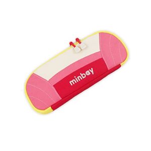 minbay pencil case pencil pouch pen case big capacity pencil pouch organizer office large bag pouch holder box organizer (pink)