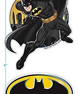 Juvenile Batman Classic Logo T Shirt & Stickers (2T) Black