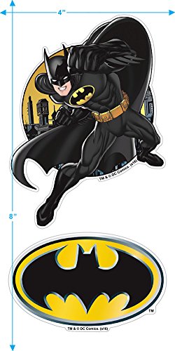 Juvenile Batman Classic Logo T Shirt & Stickers (2T) Black