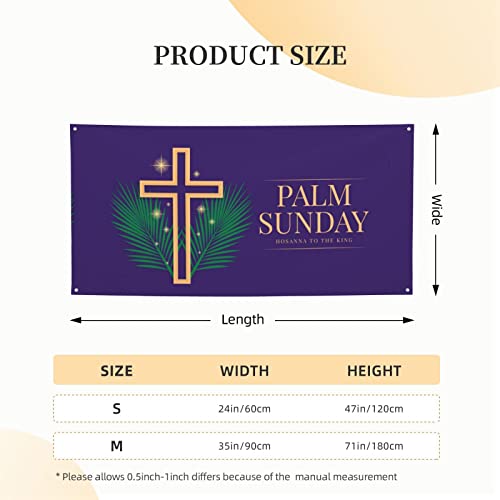 Palm Sunday 2023 Yard Banner Backdrop Party Photography Background Birthday Backdrops Decor Medium