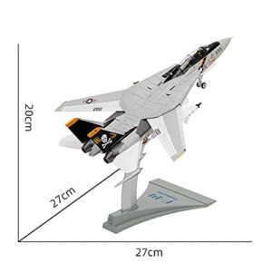 NUOTIE US Navy F-14 Tomcat 1/72 Alloy Model VF-84 Jolly Rogers Fighter DieCast Aircraft Military Display Model