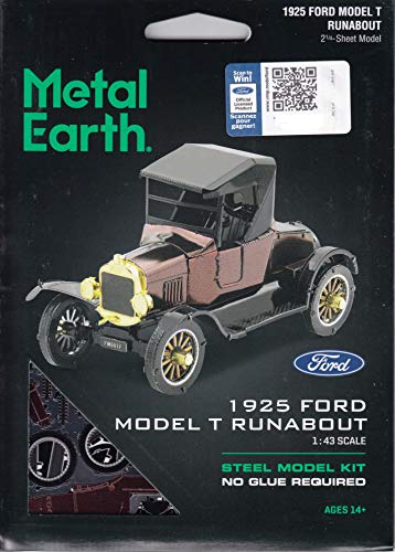 Fascinations Metal Earth 1925 Ford Model T Runabout 3D Metal Model Kit