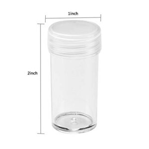 Diamond Bead Storage Containers, 30 Pcs Removable Clear Plastic Organiser with Lid for Nail Art Rhinestone Jewelry DIY Diamond Cross Stitch Tools and Other Small Items