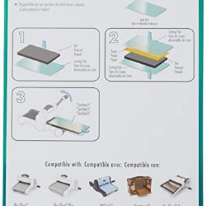 Sizzix, Mint, Standard Cutting Pads 660522, 2 Pack, 8 3/4" x 6 1/8" x 1/8"