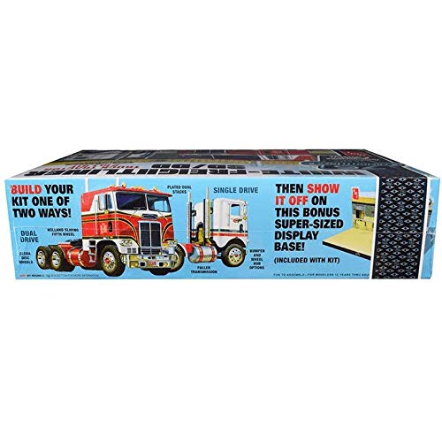 AMT White Freightliner 2-in-1 SC/DD Cabover Tractor (75th Anniversary) 1:25 Scale Model Kit