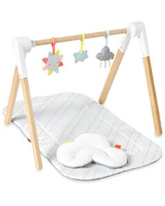 skip hop wooden baby gym, silver lining cloud activity gym