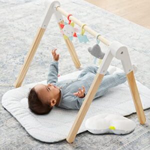 Skip Hop Wooden Baby Gym, Silver Lining Cloud Activity Gym