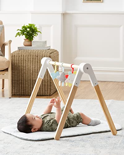 Skip Hop Wooden Baby Gym, Silver Lining Cloud Activity Gym