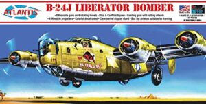 atlantis b-24j liberator wwii bomber buffalo bill plastic model kit 1/92 scale