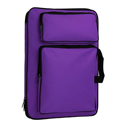 Water-Resistant Art Portfolio Bag Artboard Carrying Case Paint Drawing Sketch Pad Handheld Backpack Sketching Painting Pigment Storage Bag