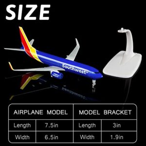 Busyflies 1:300 Scale American Southwest Airlines 737 Airplane Models Alloy Diecast Airplane Model