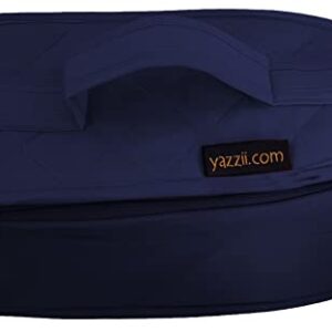 Yazzii Iron Storage Case - Iron Protective Cover - Travel Iron Holder with Handle & Zipper Closure - Iron Carrying Storage Bag - Dustproof & Easy to Carry Navy