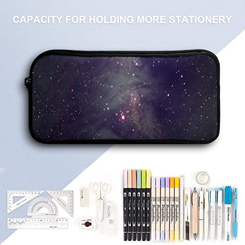 Universe Galaxy Pencil Case Stationery Pen Pouch Portable Makeup Storage Bag Organizer Gift