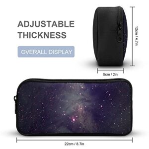 Universe Galaxy Pencil Case Stationery Pen Pouch Portable Makeup Storage Bag Organizer Gift