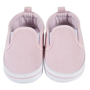 Gerber Unisex Baby Newborn Infant Toddler Boy and Girl Slip-On Sneaker Crib Shoe Pink 6-9 Months