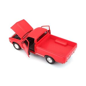 Maisto Datsun 620 Pickup (1973) 1:24 Scale Model Car Opening Doors 20 cm Red (531522)