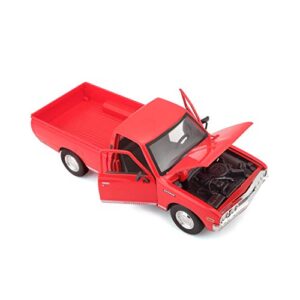 Maisto Datsun 620 Pickup (1973) 1:24 Scale Model Car Opening Doors 20 cm Red (531522)