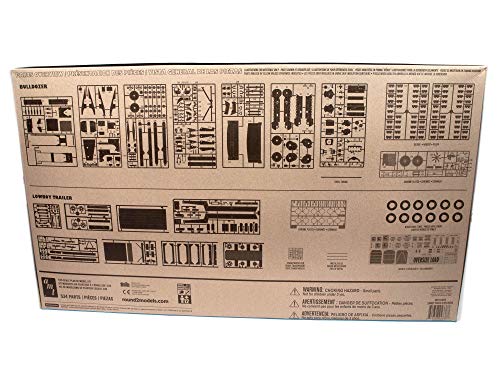 AMT Lowboy Trailer & Bulldozer Combo 1:25 Scale Model Kit (AMT1218)