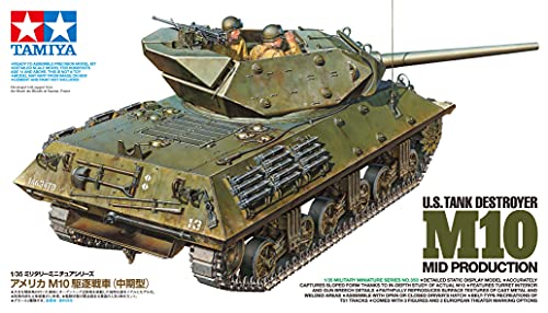 TAMIYA 35350 1/35 US Tank Destroyer M10 Mid Prod Plastic Model Kit