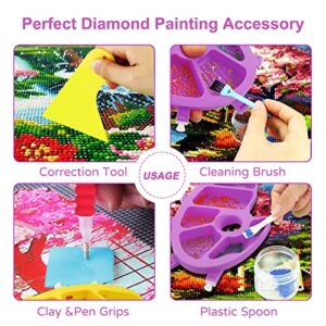 Palette Diamond Painting Tray Kits Trays Diamond Painting Organizer, Diamond Accessories & Tools for Glitter Rhinestones/5D Diamond Embroidery/Bead Storage/DIY Art