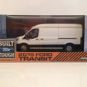 Greenlight 86039 2015 Ford Transit LWB Oxford White 1:43 Scale Diecast