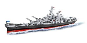 cobi historical collection world war ii iowa-class battleship, 4-in-1 executive edition