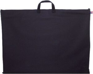 tran 24-inch by 36-inch black student portfolio