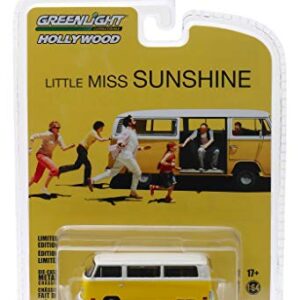 1978 Type 2 (T2) Bus Yellow with White Top Little Miss Sunshine (2006) Movie Hollywood Series 22 1/64 Diecast Model by Greenlight 44820 C