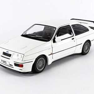 Solido S1806104 1:18 1987 Sierra RS500-White Ford Collectible Miniature car, White