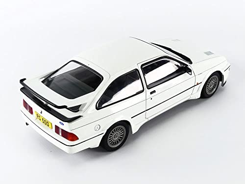 Solido S1806104 1:18 1987 Sierra RS500-White Ford Collectible Miniature car, White