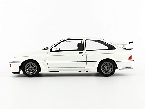 Solido S1806104 1:18 1987 Sierra RS500-White Ford Collectible Miniature car, White