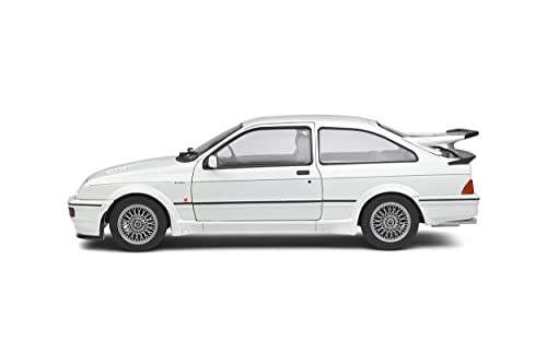 Solido S1806104 1:18 1987 Sierra RS500-White Ford Collectible Miniature car, White