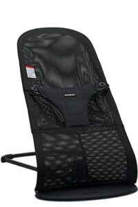 babybjörn bouncer bliss, black frame, mesh, black (006225us)