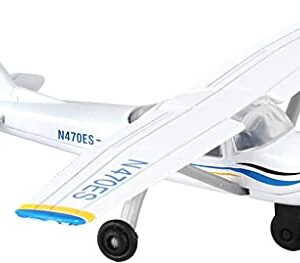 Runway24 RW065 Cessna 172 2000 Skyhawk White Blue 1:87 Scale Diecast with Runway