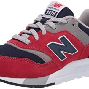 New Balance Kid's 997h V1 Lace-up Sneaker, Team Red/Pigment, 2 Wide Infant