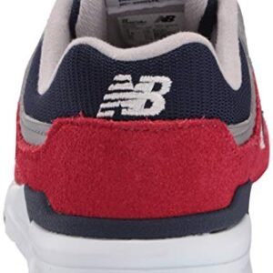 New Balance Kid's 997h V1 Lace-up Sneaker, Team Red/Pigment, 2 Wide Infant