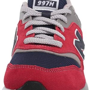 New Balance Kid's 997h V1 Lace-up Sneaker, Team Red/Pigment, 2 Wide Infant