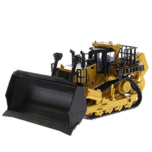 1:64 Scale Caterpillar D11 Dozer with 2 Blades and Rear Rippers - Construction Metal Series by Diecast Masters - Comes with JEL Blade Attachment - Made of Diecast Metal with Plastic Parts