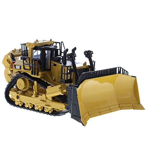 1:64 Scale Caterpillar D11 Dozer with 2 Blades and Rear Rippers - Construction Metal Series by Diecast Masters - Comes with JEL Blade Attachment - Made of Diecast Metal with Plastic Parts