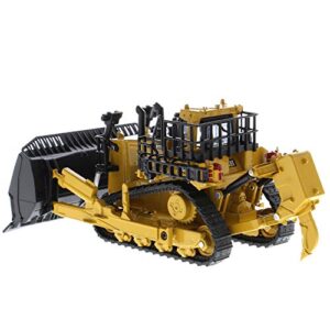 1:64 Scale Caterpillar D11 Dozer with 2 Blades and Rear Rippers - Construction Metal Series by Diecast Masters - Comes with JEL Blade Attachment - Made of Diecast Metal with Plastic Parts