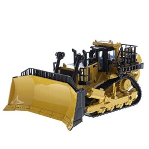 1:64 Scale Caterpillar D11 Dozer with 2 Blades and Rear Rippers - Construction Metal Series by Diecast Masters - Comes with JEL Blade Attachment - Made of Diecast Metal with Plastic Parts